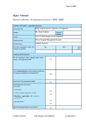 HND in Computing - Studocu