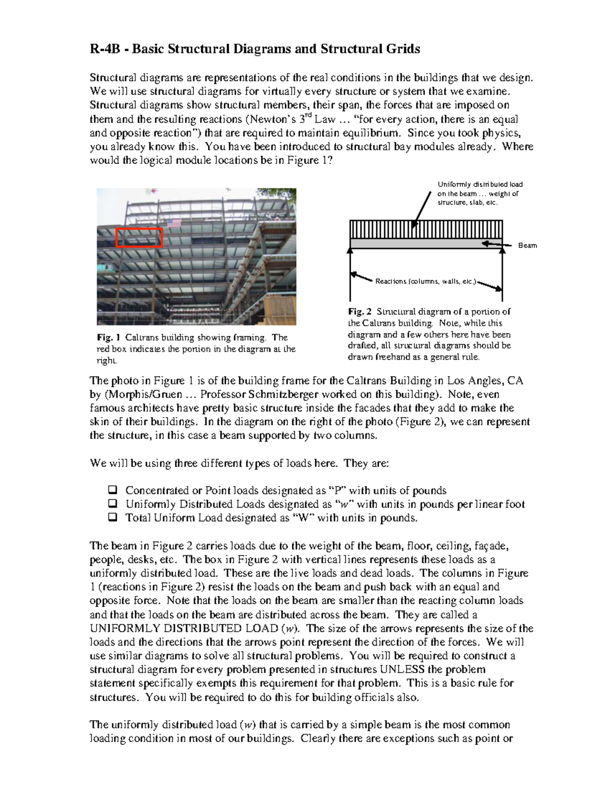 R-4B Basic Structural Diagrams and Structural Grids - Basic Structural ...