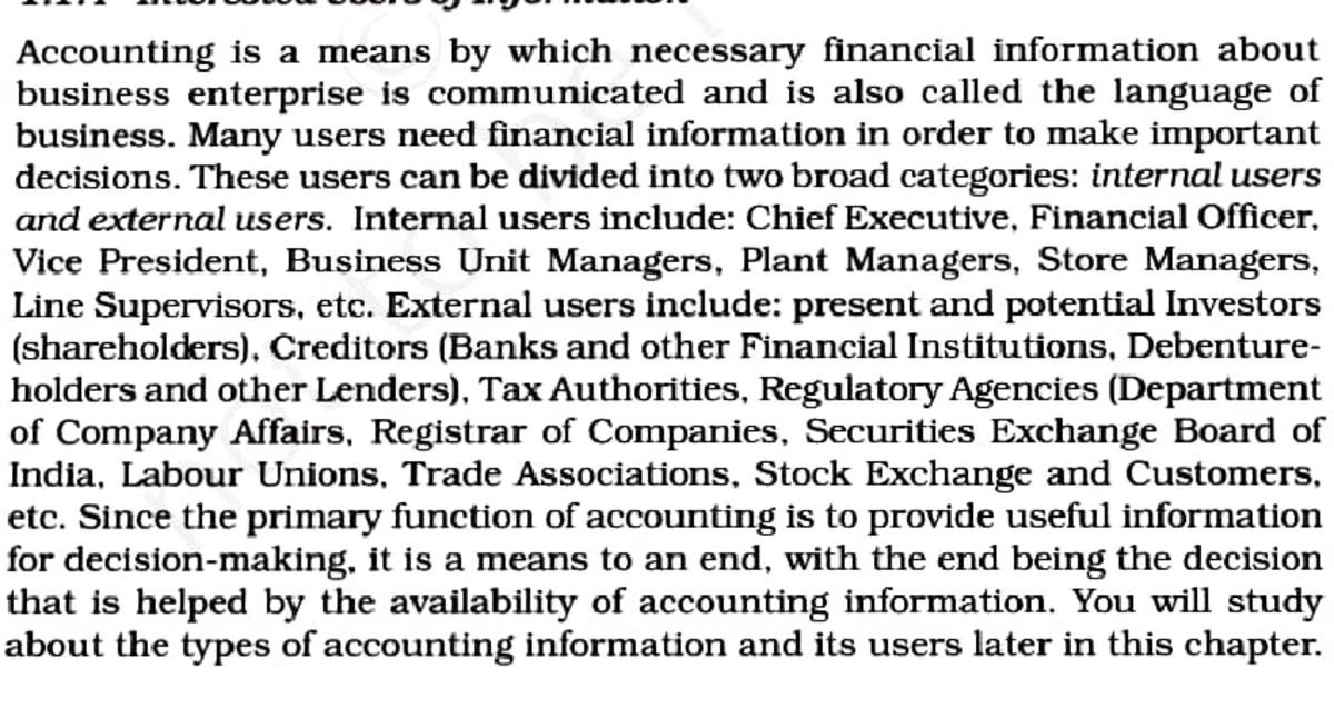 Accounting meaning - Accounting is a means by which necessary financial ...