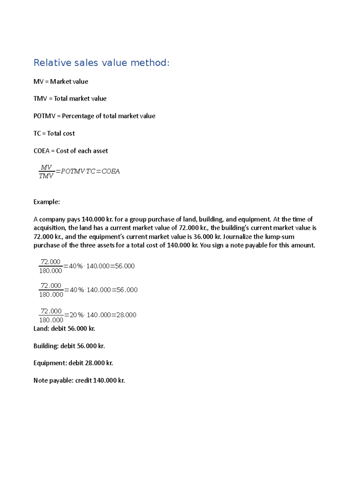 Relative Sales Value Method For A Group Purchase Of Land Building relative-sales-value-method-for-a-group-purchase-of-land-building