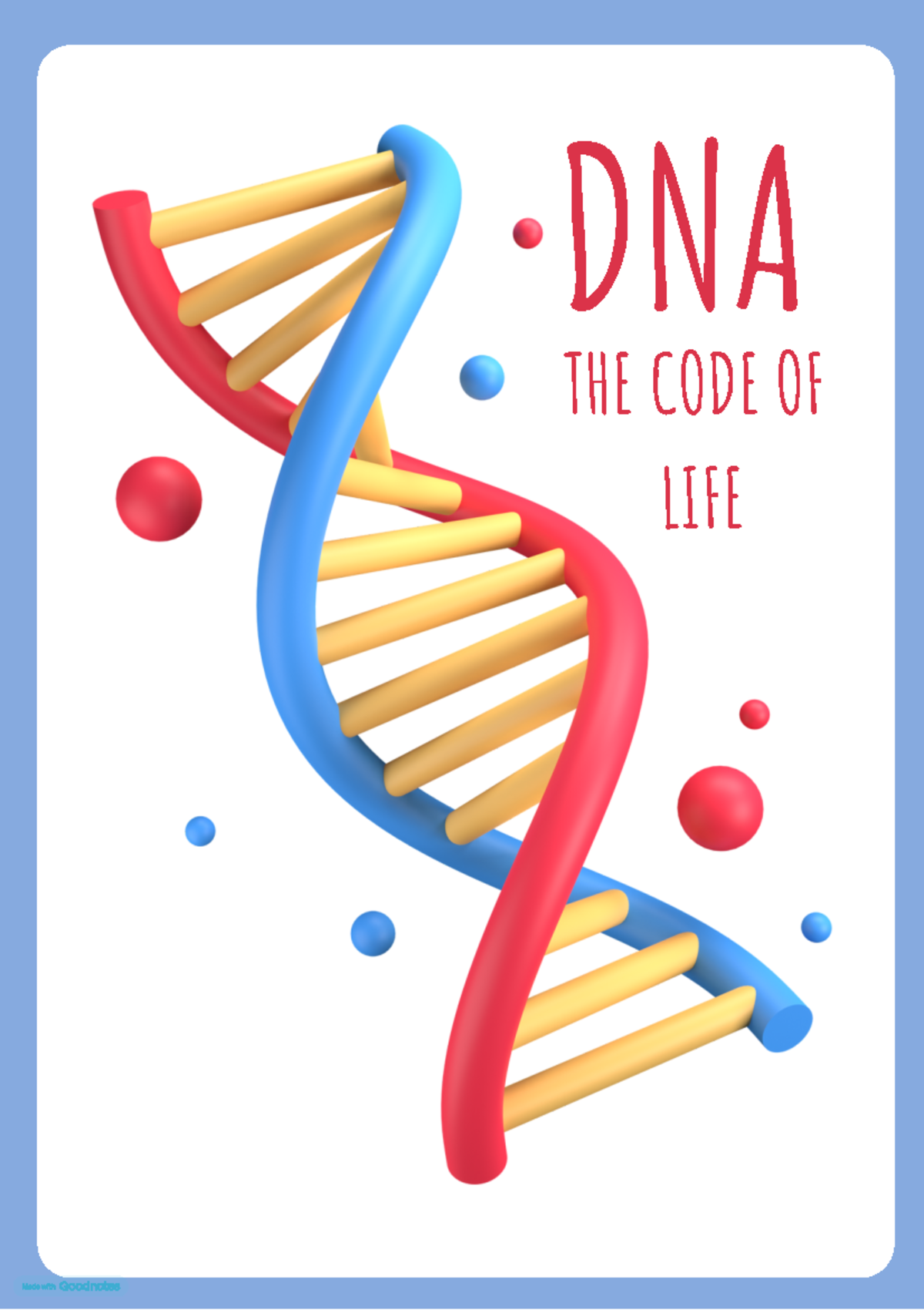 1 - None - DNA THE CODE OF LIFE MATRIC GUIDELINES Nucleic acids are the ...