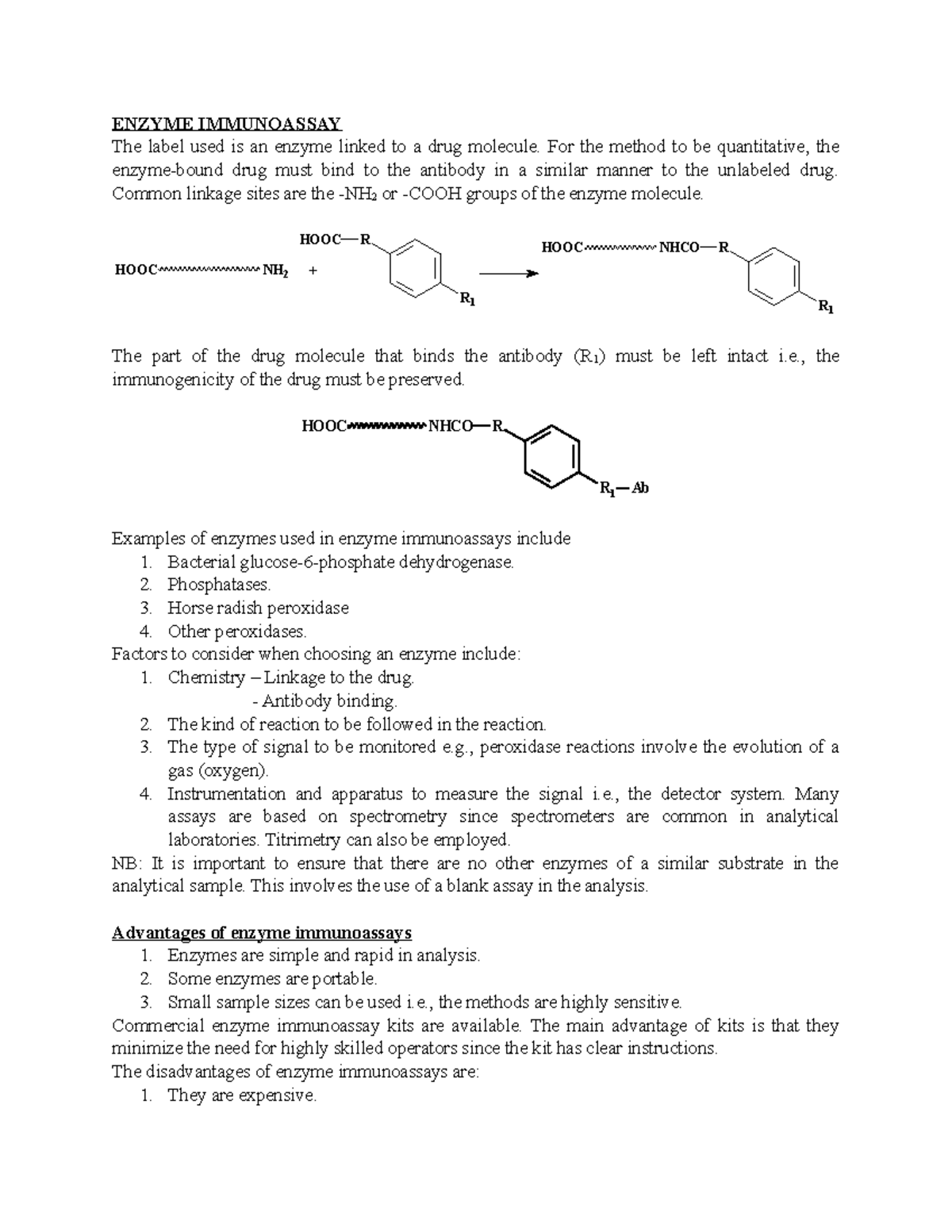 7. Enzyme Immunoassay - Pharmchem - ENZYME IMMUNOASSAY The label used ...