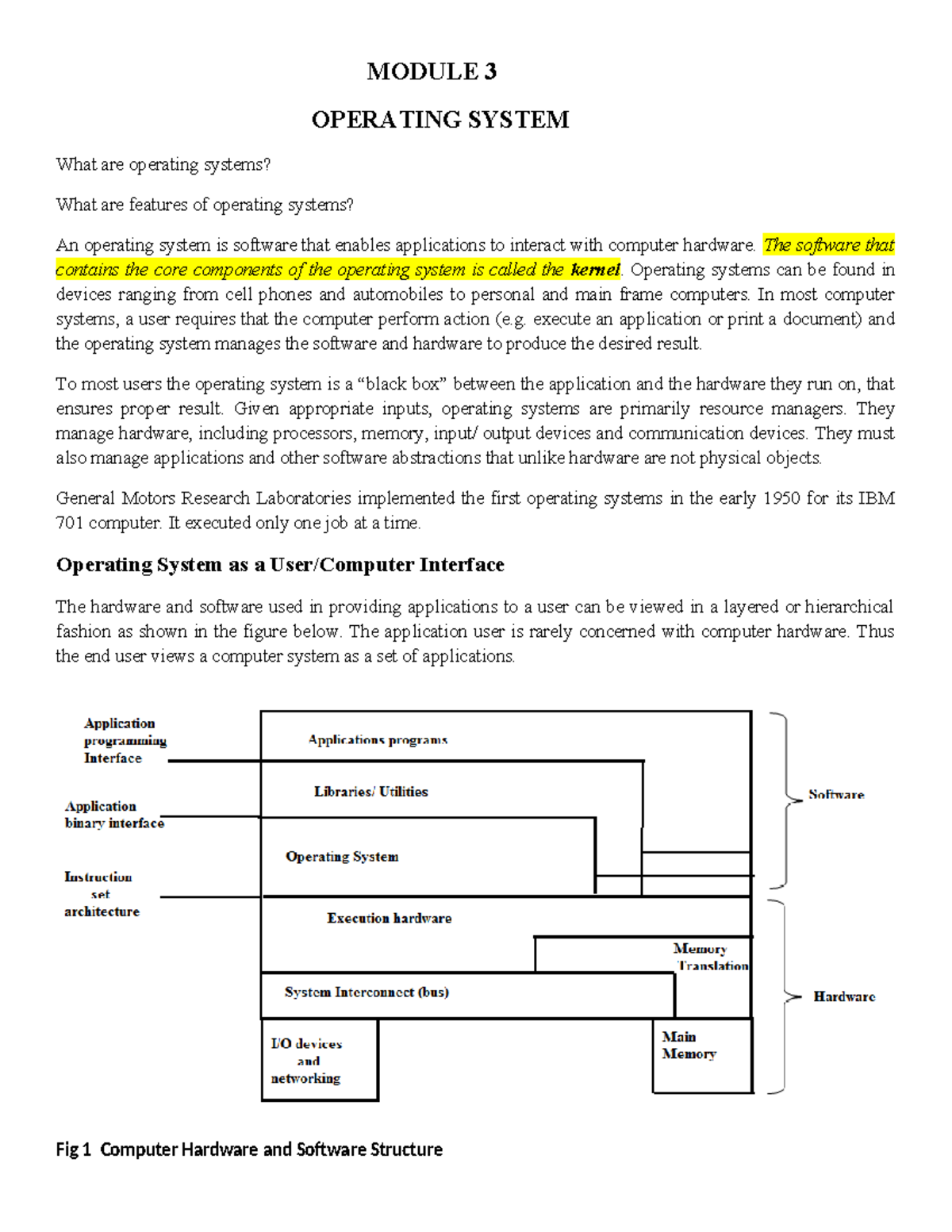 Operating System - Business information technology and information ...