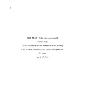 C493 task 1 - Task1 - C493 – JLP Leadership Learning Experience Task 1 ...