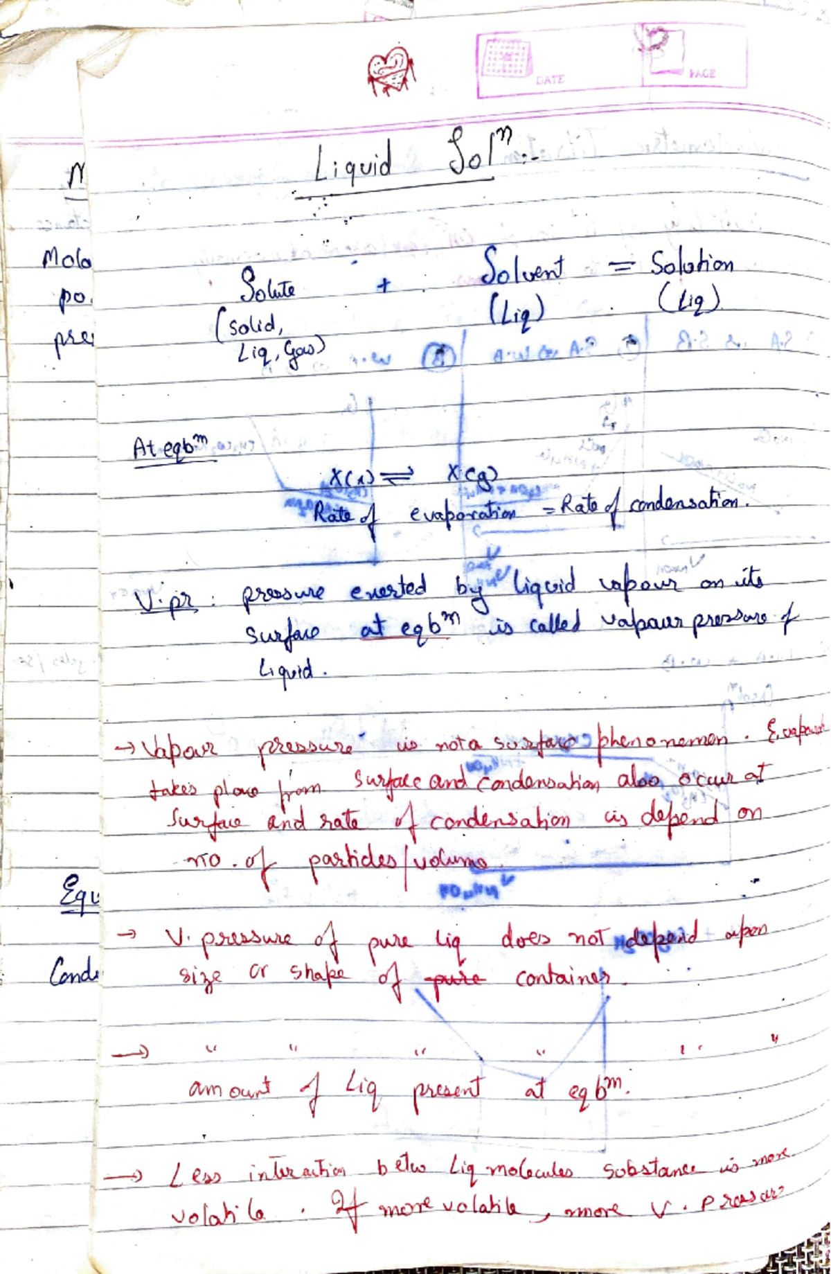 Liquid Solutions Jee Notes Chemistry Hl Studocu