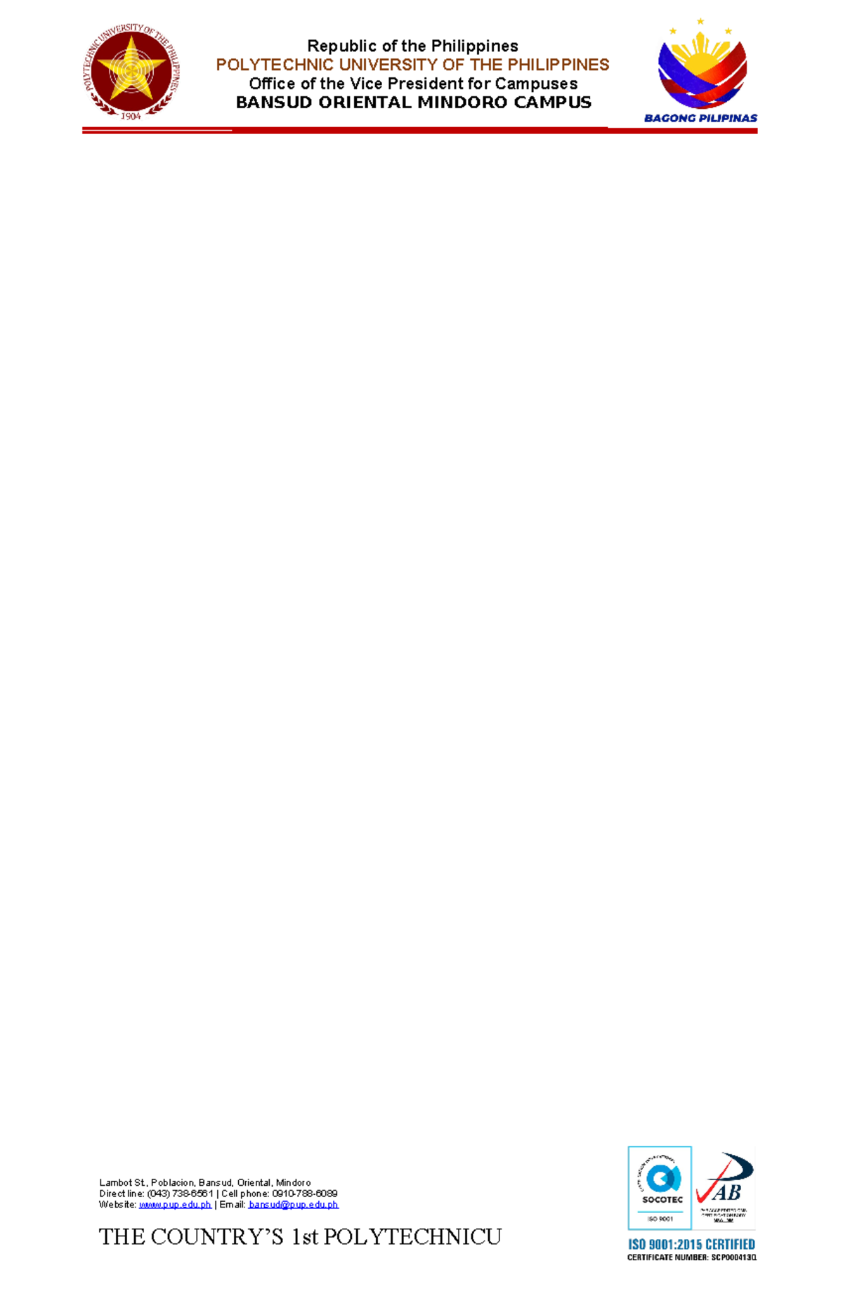 Long New Header Footer 2024 Copy - Bsed English - Republic of the ...