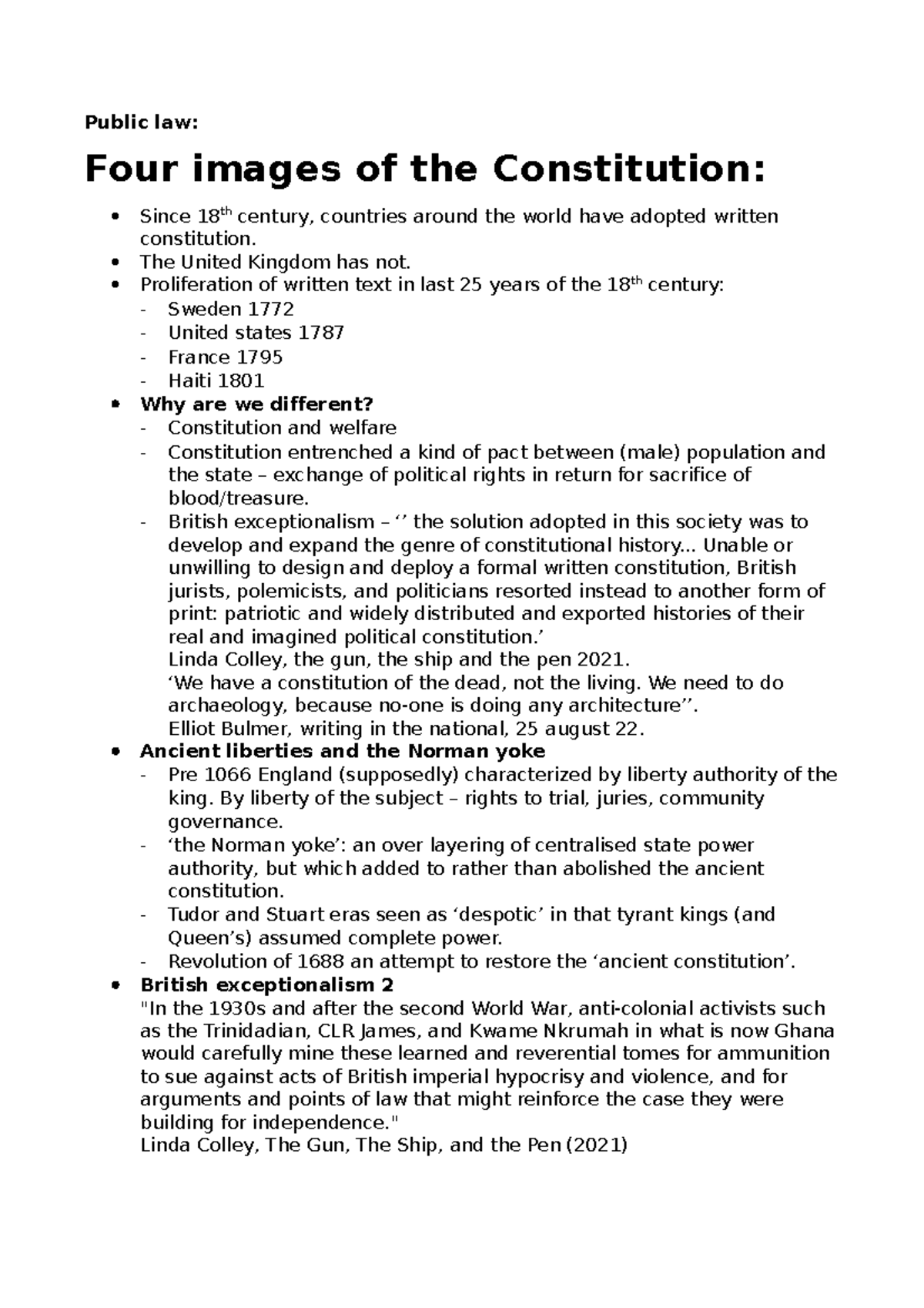 Four images of the Constitution 29 - Public law: Four images of the ...