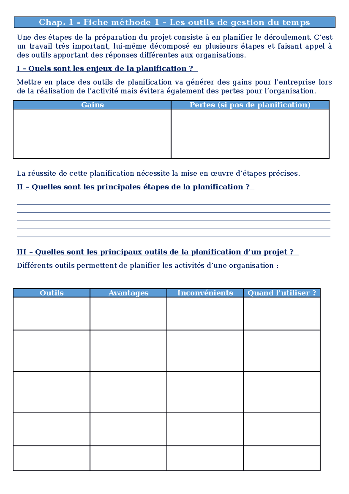 Chap1 cours E AGO GEMA3 - Ce document consiste un TD - Chap. 1 - Fiche ...
