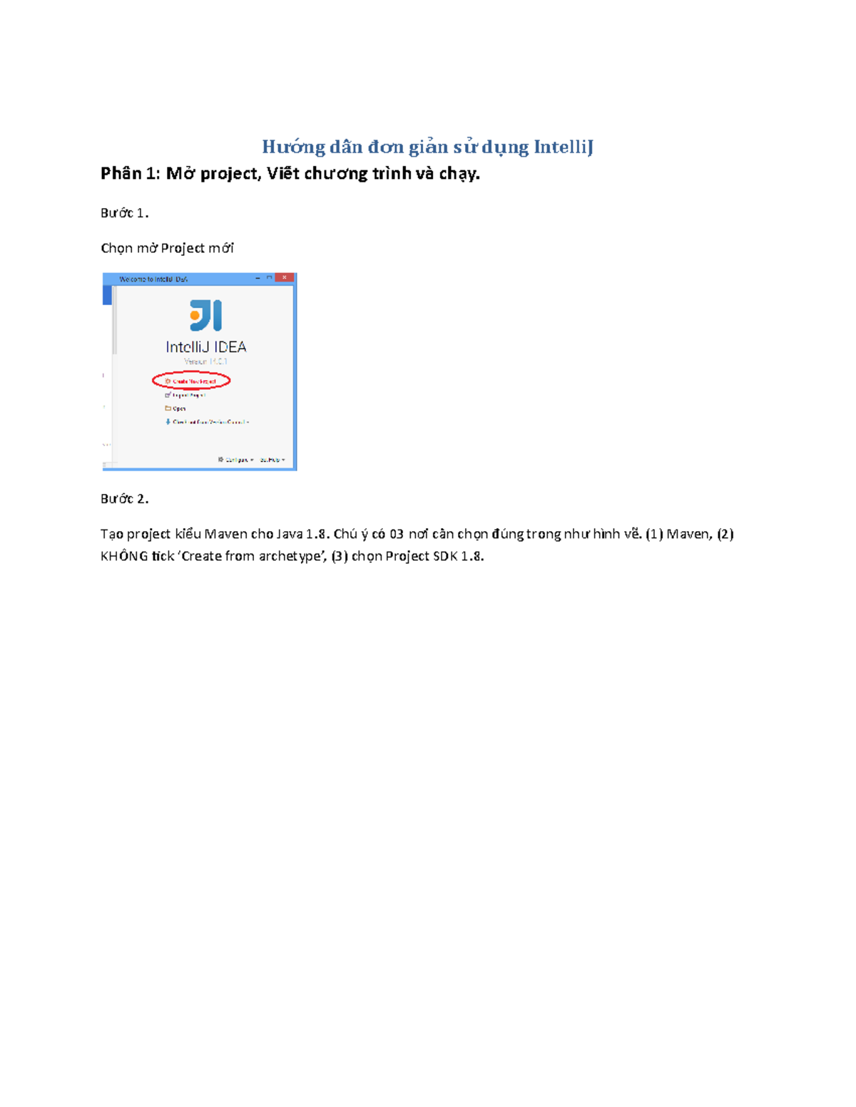 Intelli J - jkhjk - H ướng dẫẫn đ ơn gi ản s ử d ụng IntelliJ Phầần 1 ...