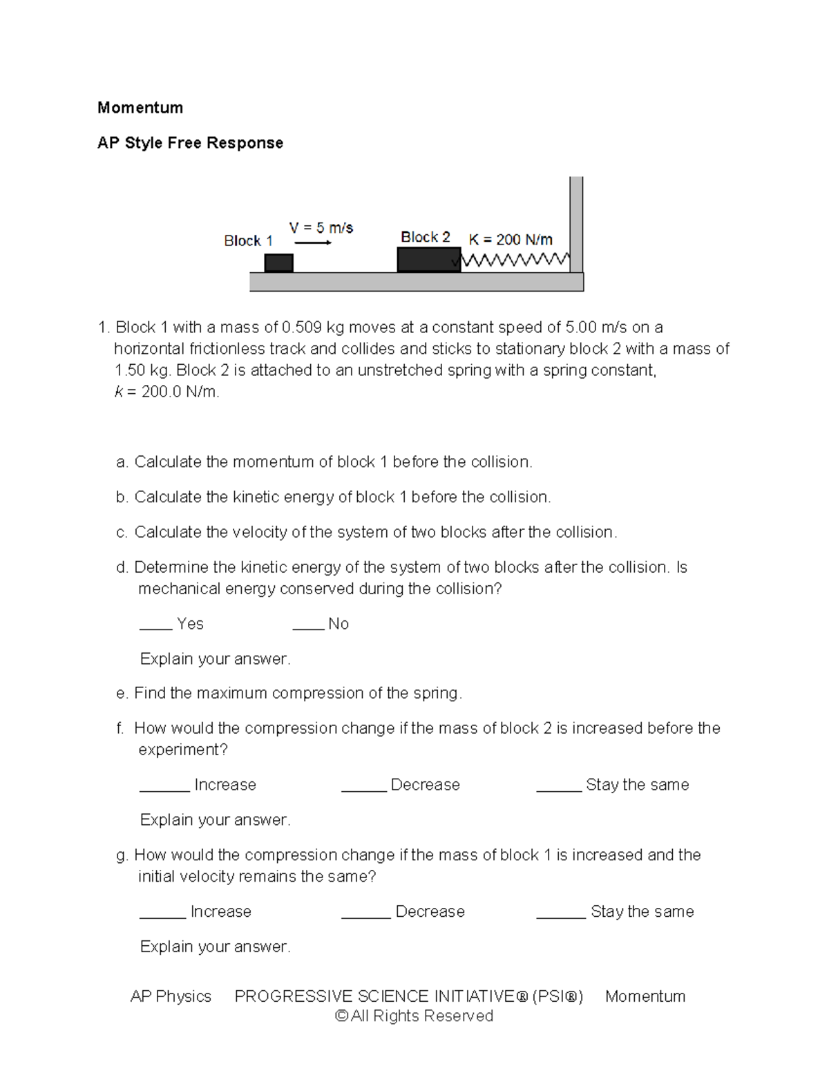 Ap-phys1 momentum-ap-style-free-response-questions 2024-01-13 ...