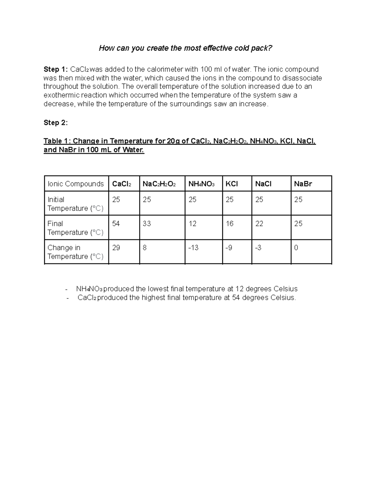 Feel the Heat Gizmo - just some notes. - How can you create the most ...
