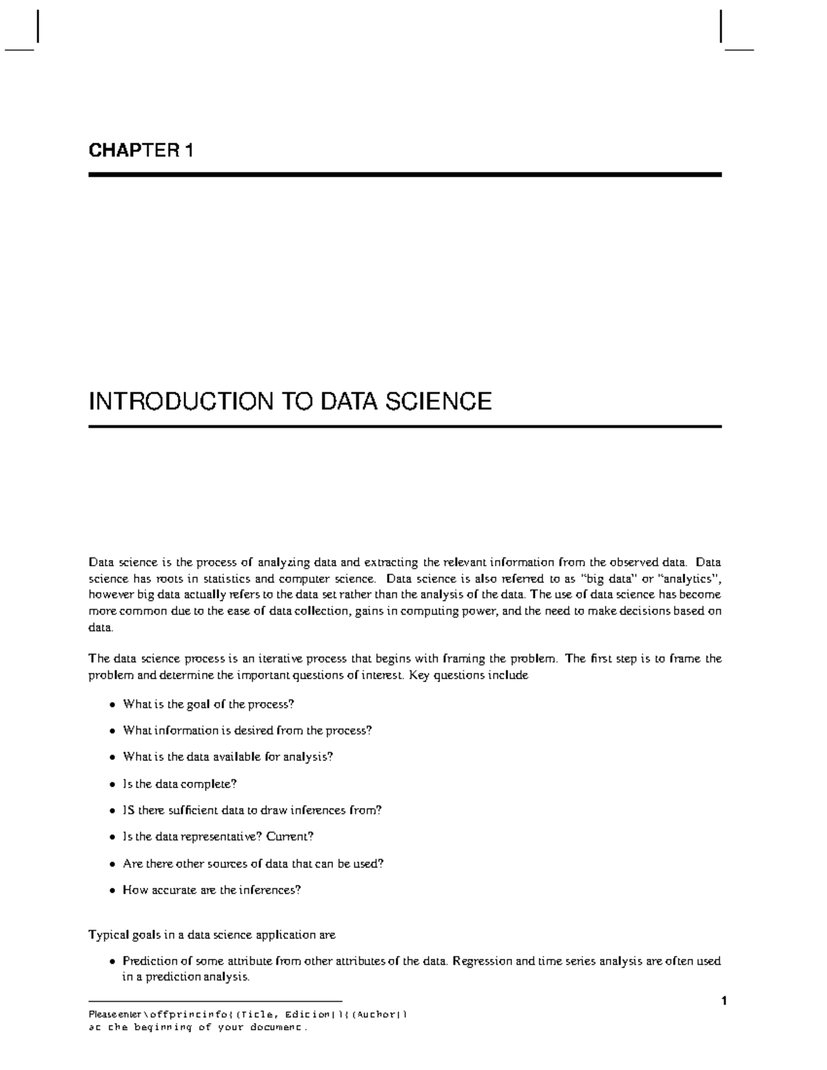 453-intro 1 - Dr. Rick Rossi lecture notes - CHAPTER 1 INTRODUCTION TO ...