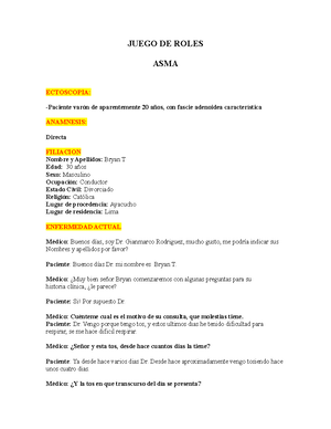 Juego DE Roles Covid 19 Grupal - UNIVERSIDAD PRIVADA SAN JUAN BAUTISTA ...