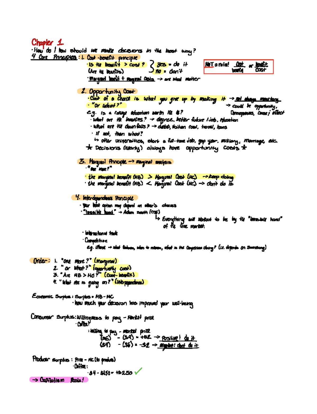 Macro Lecture Notes Chapter 1 How Do I How Shouldwe Make Decisions Inthebest Way 4 Core