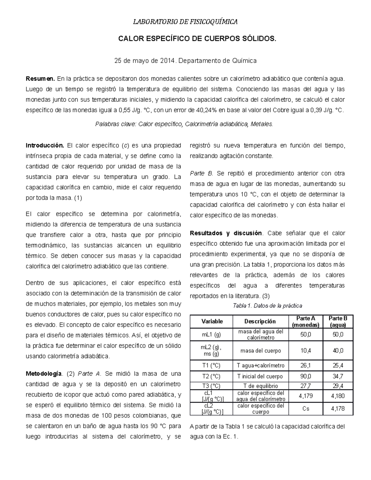 316890989 Calor Especifico de Cuerpos Solidos - LABORATORIO DE ...
