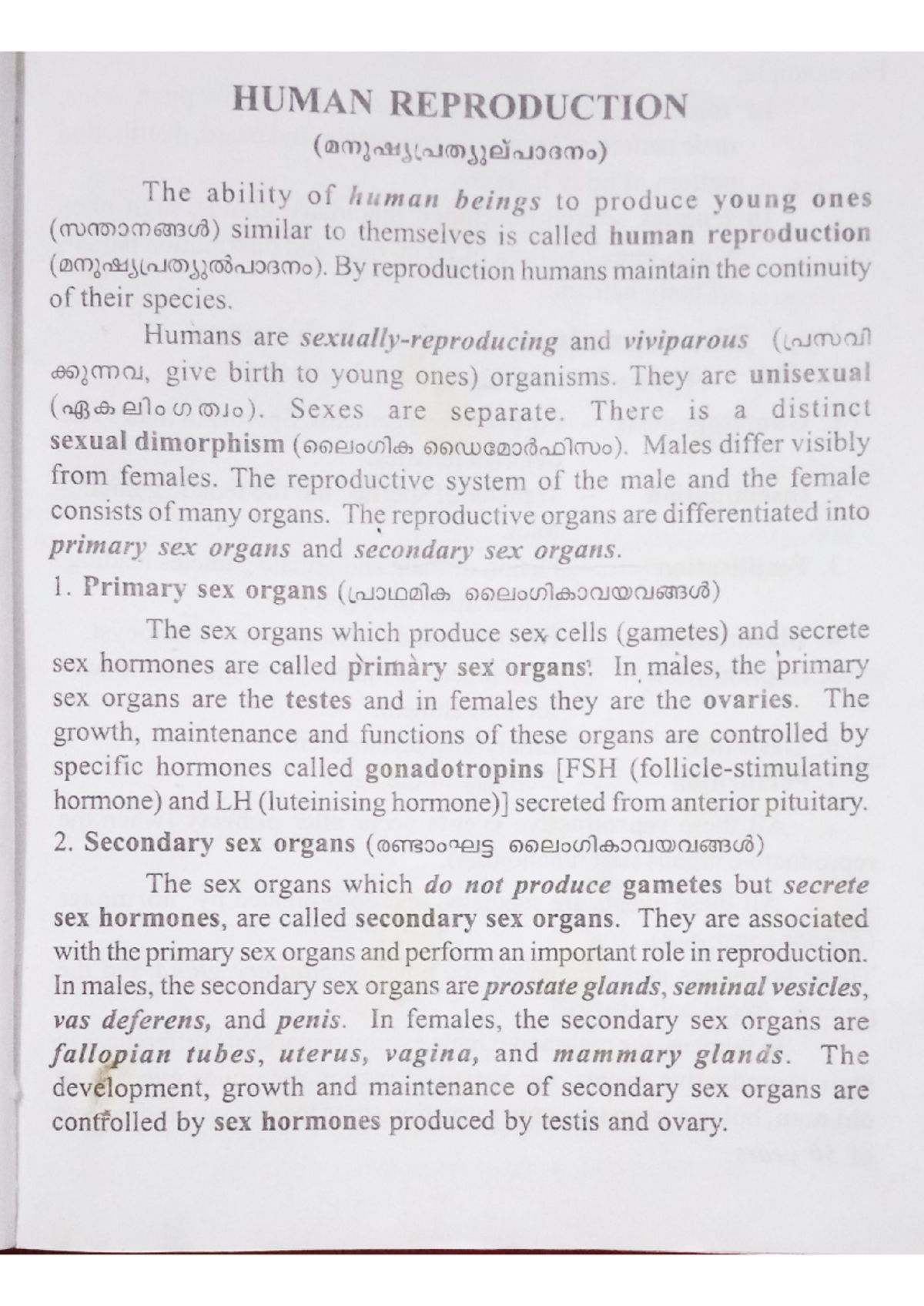 Human reproduction - Humans are and viviparous anymal give birth to ...