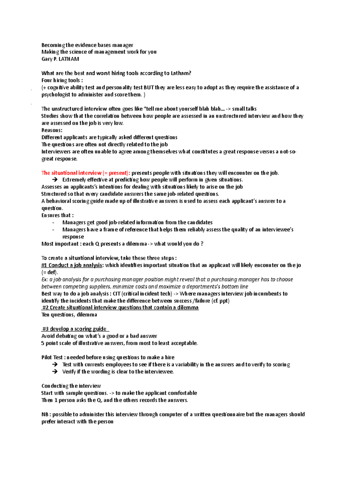 Becoming the evidence bases manager Latham - Warning: TT: more functions defined than expected ...