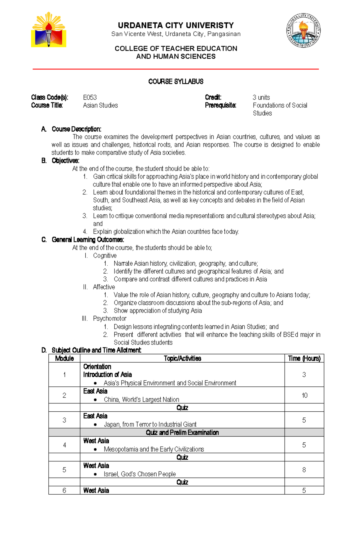 Ilide - URDANETA CITY UNIVERISTY San Vicente West, Urdaneta City ...