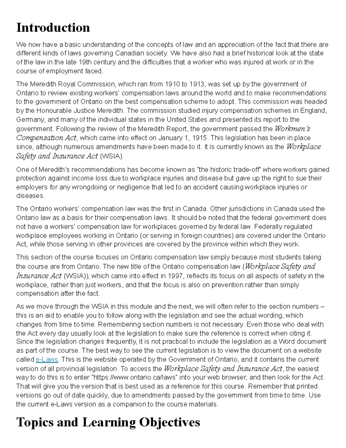 COHS208, Module 4 - Introduction - Introduction We now have a basic ...