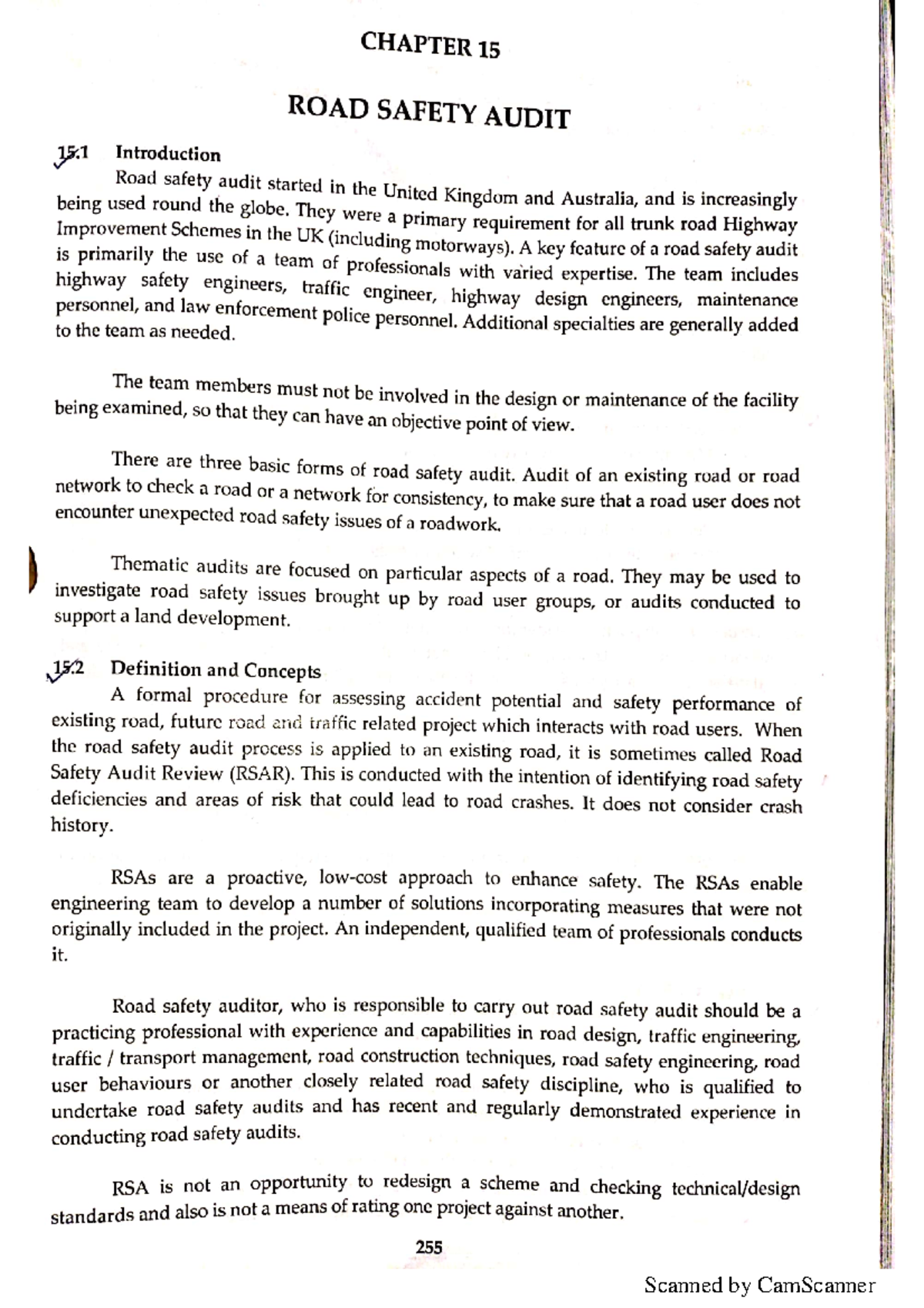 Road safety U-2 - Road safety engineering - Studocu