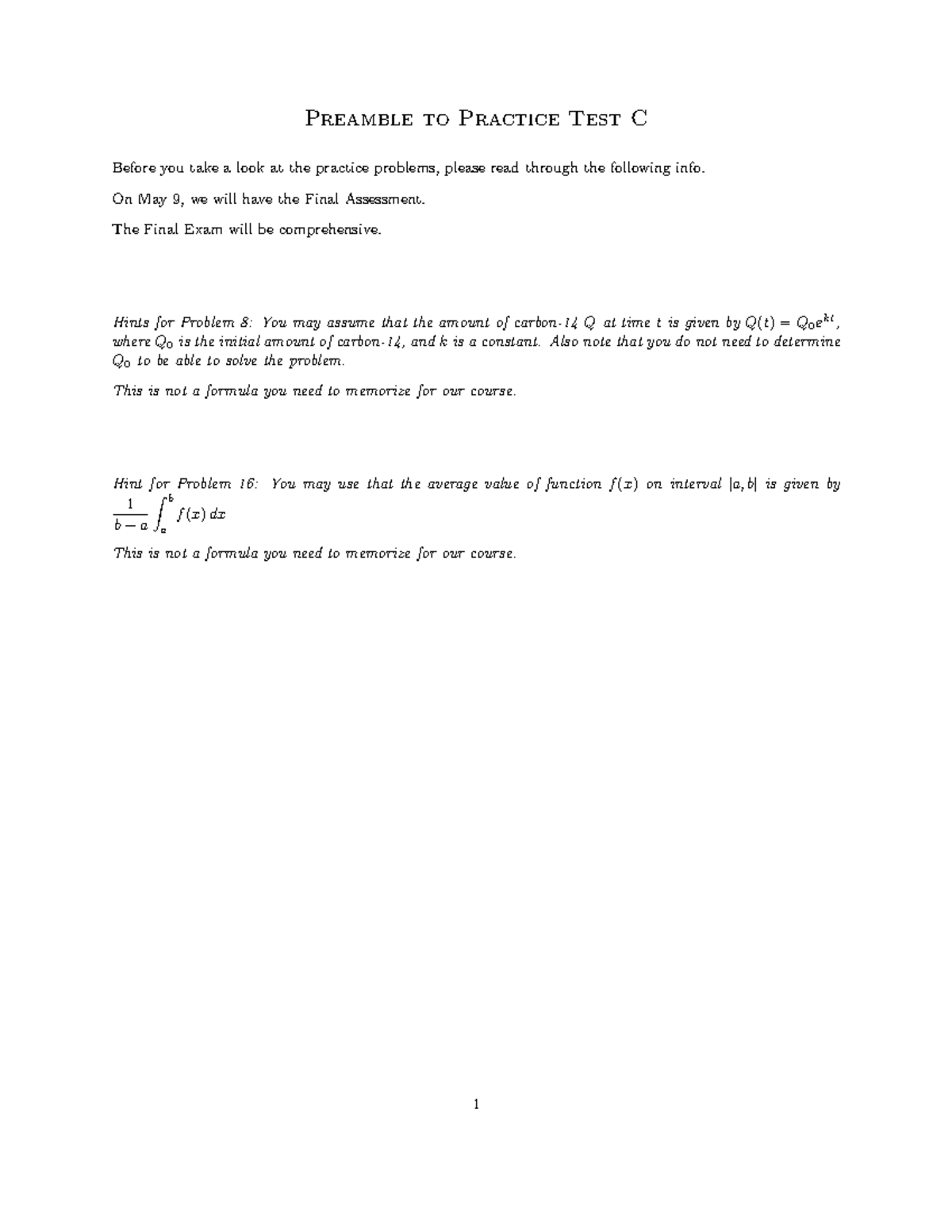 1210Practice Final C Std - Preamble to Practice Test C Before you take ...