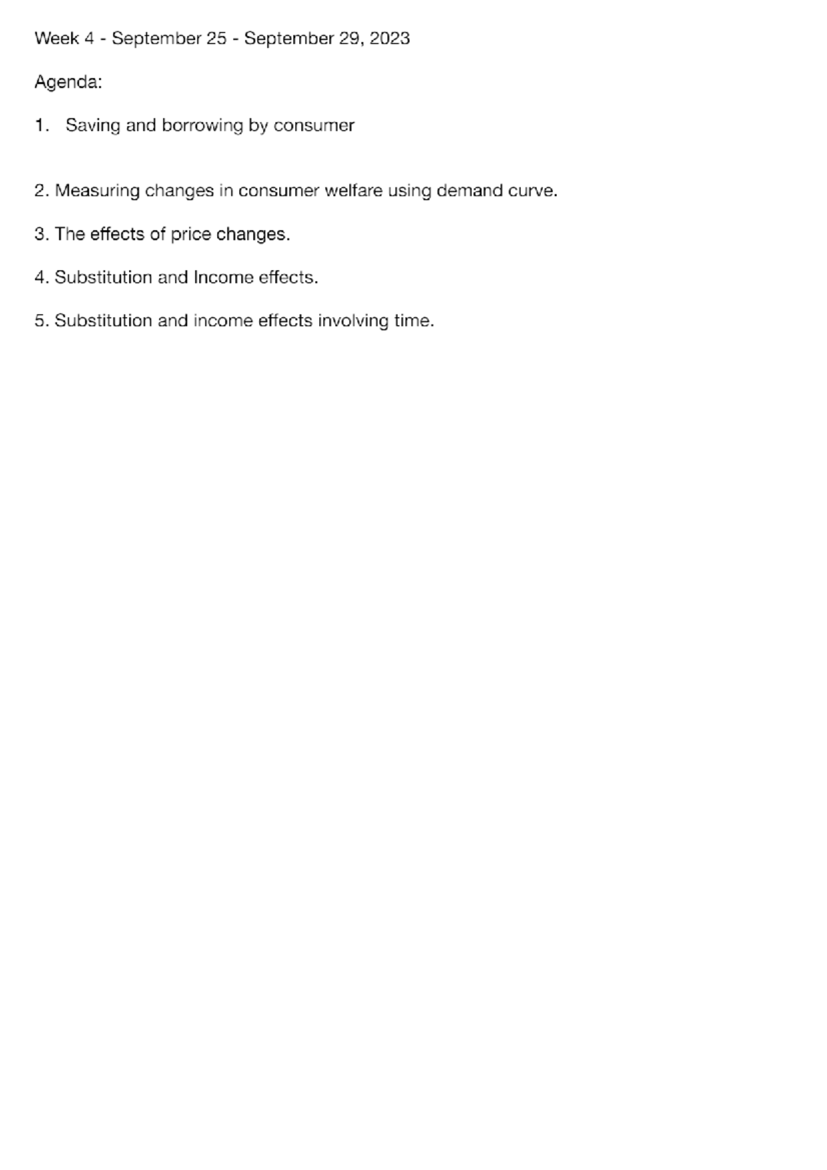 Econ 2310 notes week 4 - eric chi econ - Econ2310 - Studocu