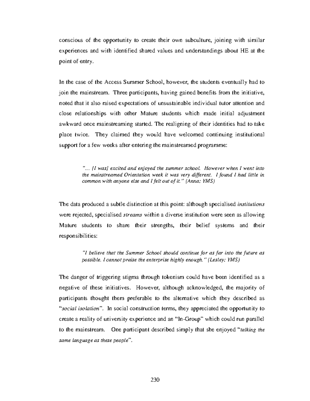 THE Social Micro 5 - 230 conscious of the opportunity to create their ...