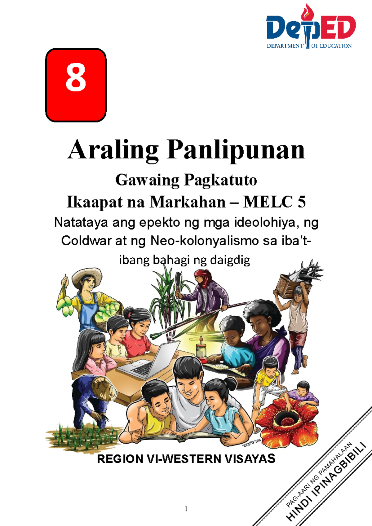 AP8 LAS Quarter 4 MELC 5 2022 - 8 ibang bahagi ng daigdig Araling Panlipunan Gawaing Pagkatuto ...