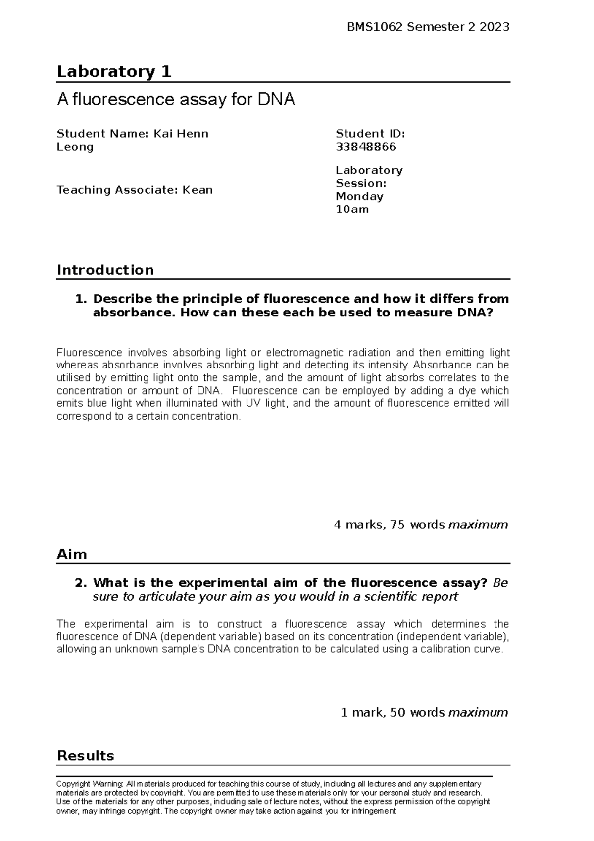 Lab1 Post-Laboratory Worksheet 2023 Student Version - Laboratory 1 A ...