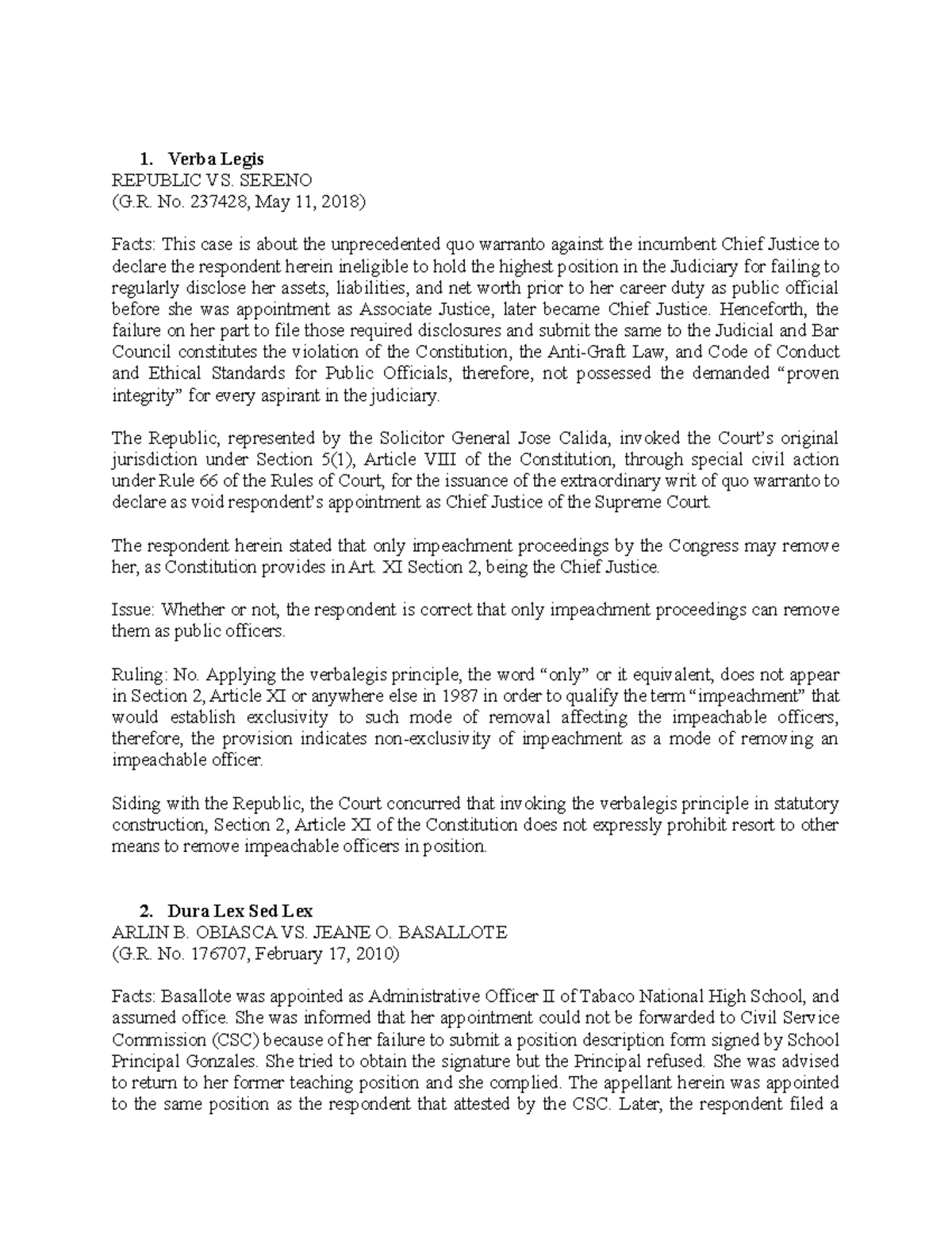 Statcon Digested Case - stat con digests for your perusal - Verba Legis ...