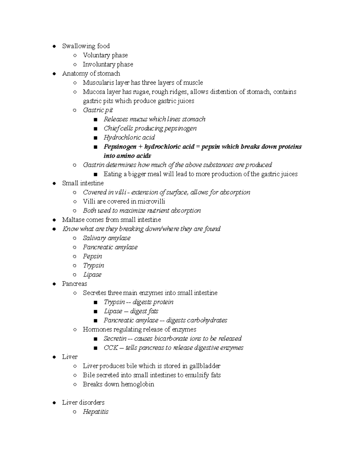 Functions of organs - Swallowing food Voluntary phase Involuntary phase ...