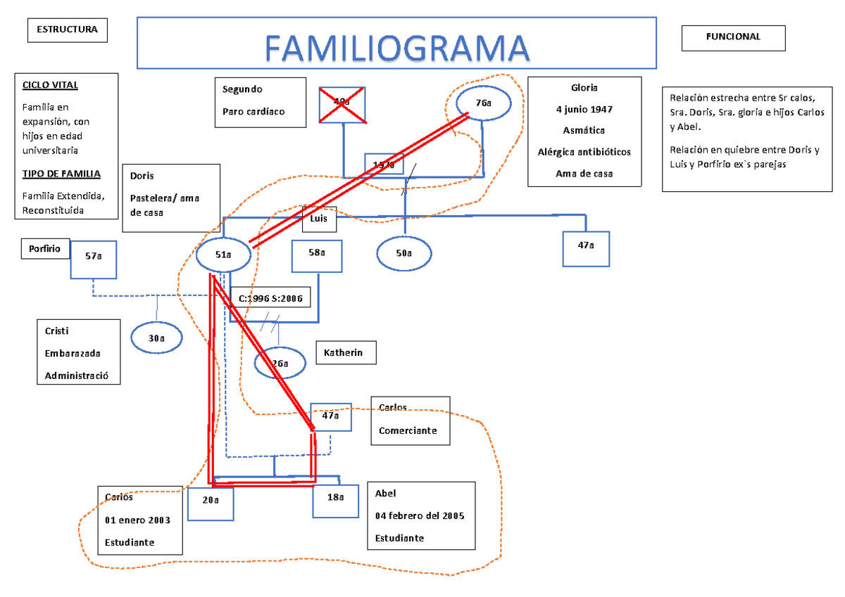 Familiograma - ... - CICLO 49a 76a 51a 50a 47a 57a 30a 58a 47a 26a 20a ...