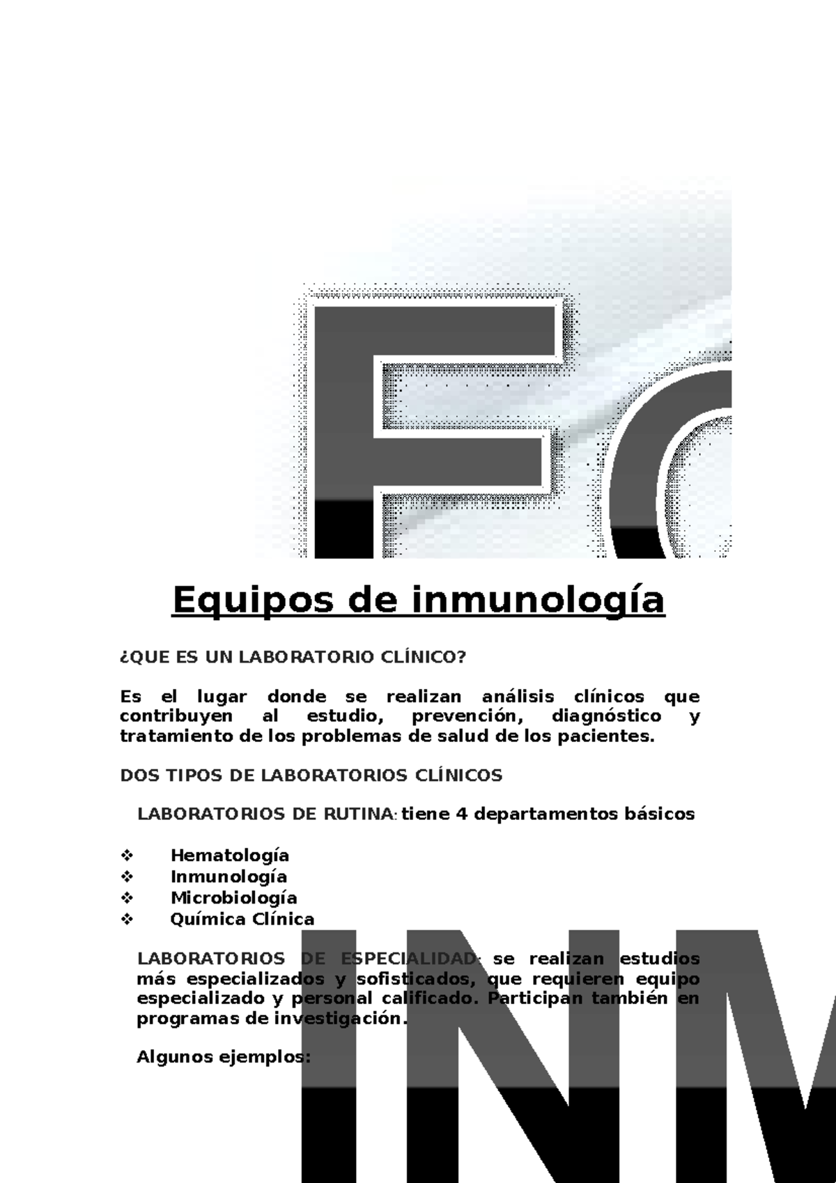 53734864 equipos de inmunologia - Equipos de inmunología ####### ¿QUE ...