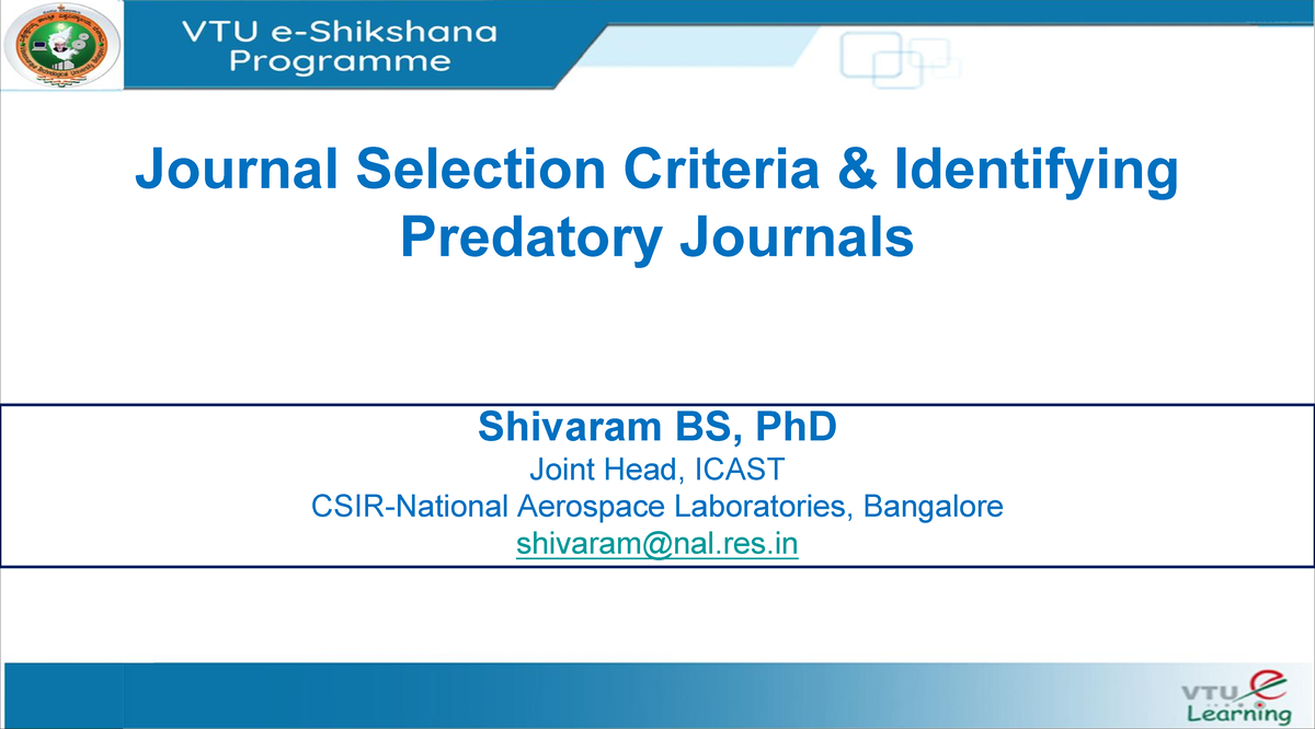 4. PPT - Journal Selection Criteria Identifying - Journal Selection ...
