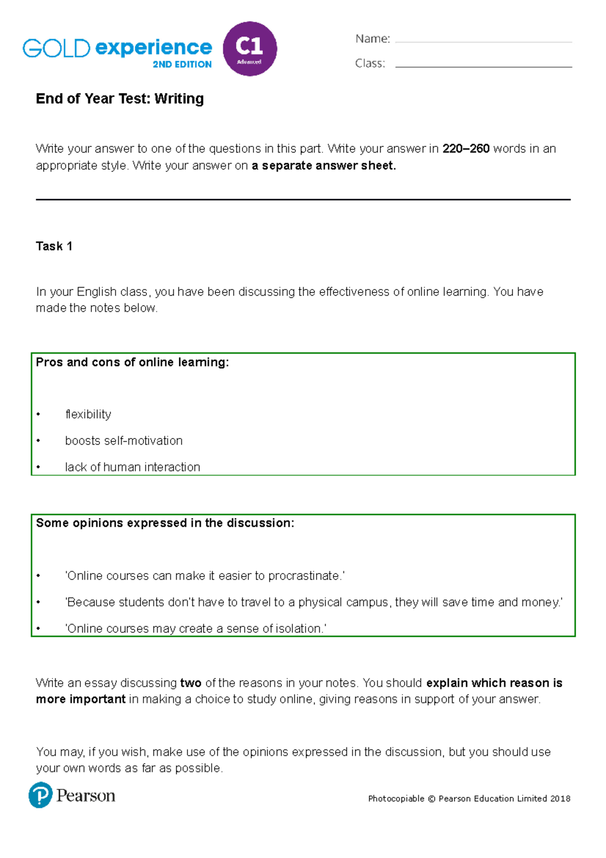 Gold-Experience-C1-2nd-edition-End-of-Year-Test-Writing - End of Year ...