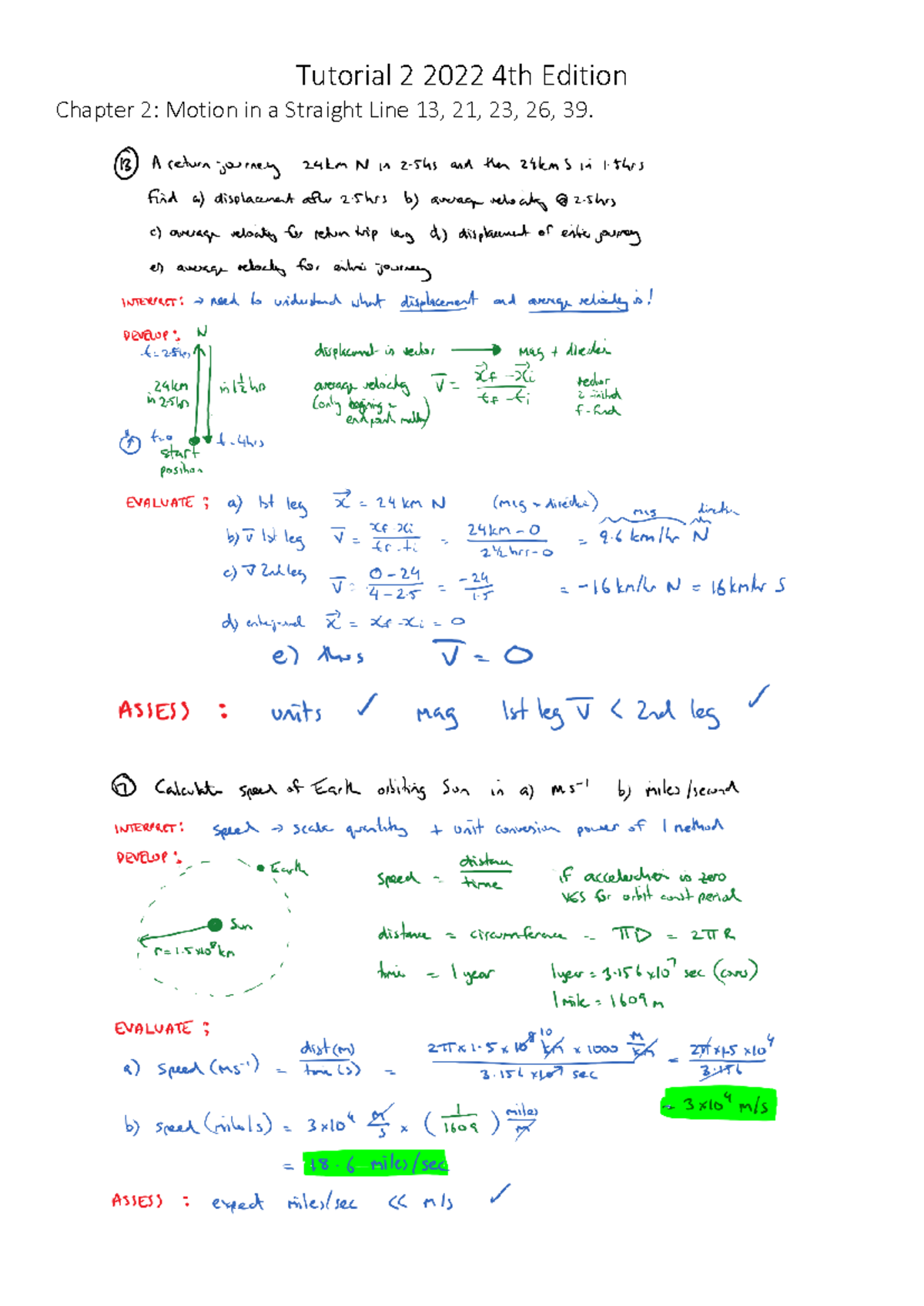 Tutorial 2 solutions Wolfson 4th Edition - Z3A - Tutorial 2 2022 4th ...