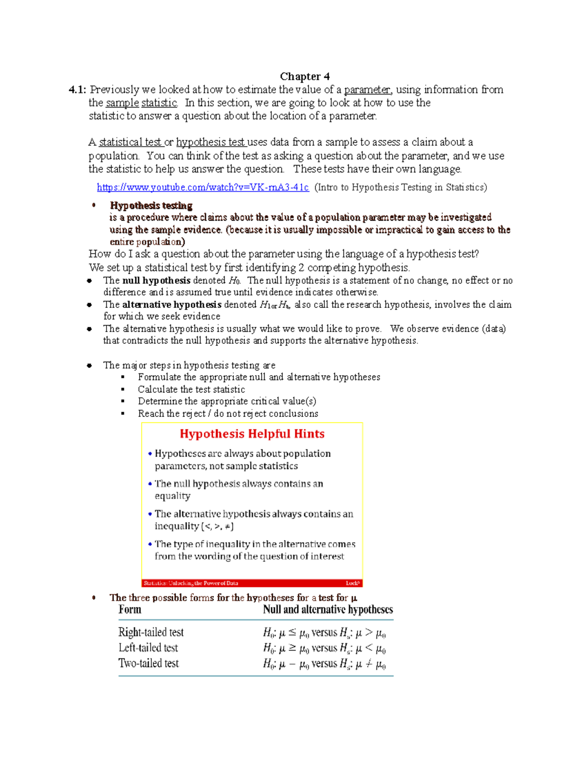 Chapter 4 summary - study material for aCC - Chapter 4 4: Previously we ...