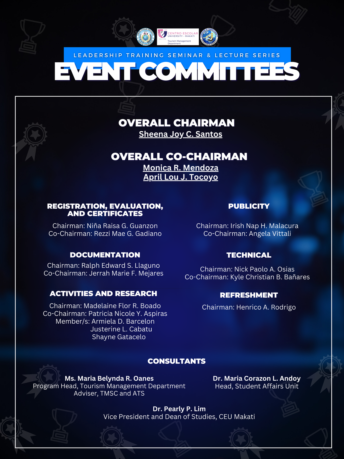 LTS & Lec Series Poster and Invitation - EVENT COMMITTEES EVENT ...