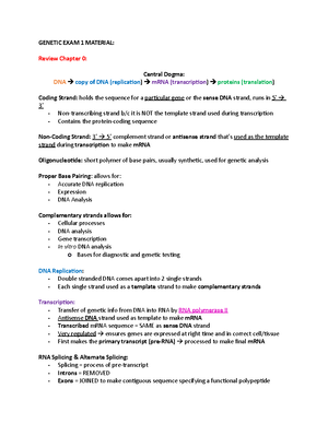 Genetics Final Exam Study Guide - Human and Applied Medical Genetics ...