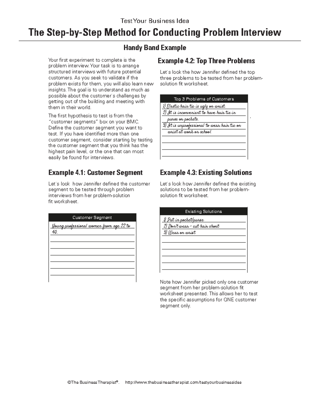 2. Customer-interview-dev-example - The Step-by-Step Method for ...