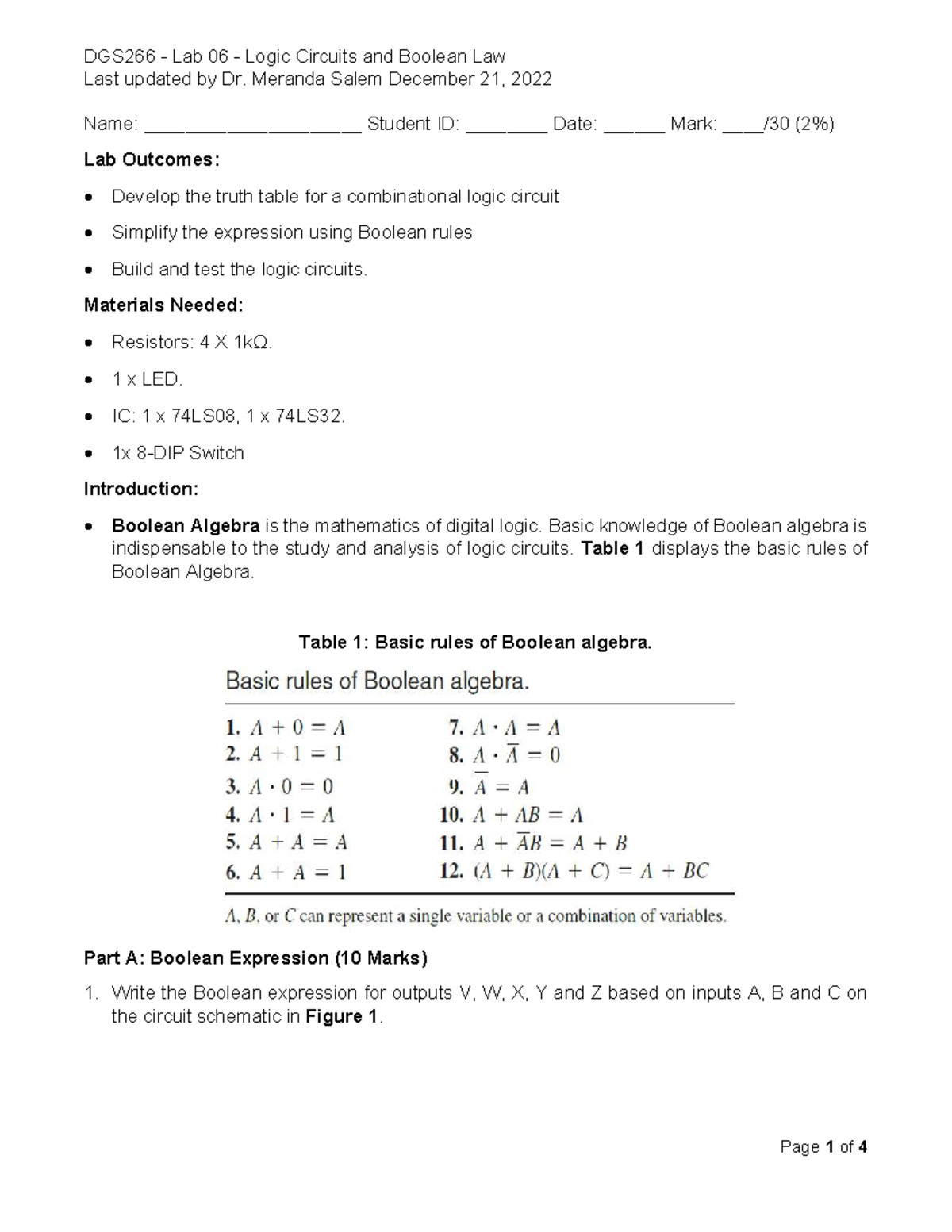 Lab 06- Winter 2023 - laboratory - Last updated by Dr. Meranda Salem ...