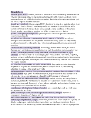 Survey of art week 3 - prof grace harpster - northern renaissance ...