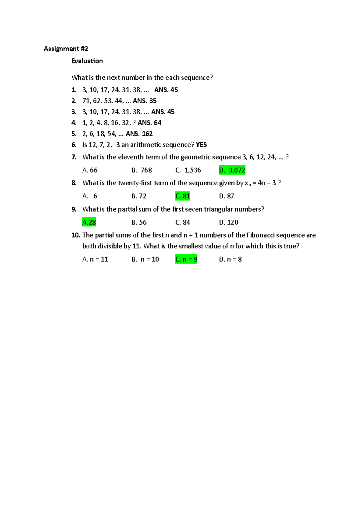MMW-Assignement #2 - MMW - Assignment # Evaluation What is the next ...