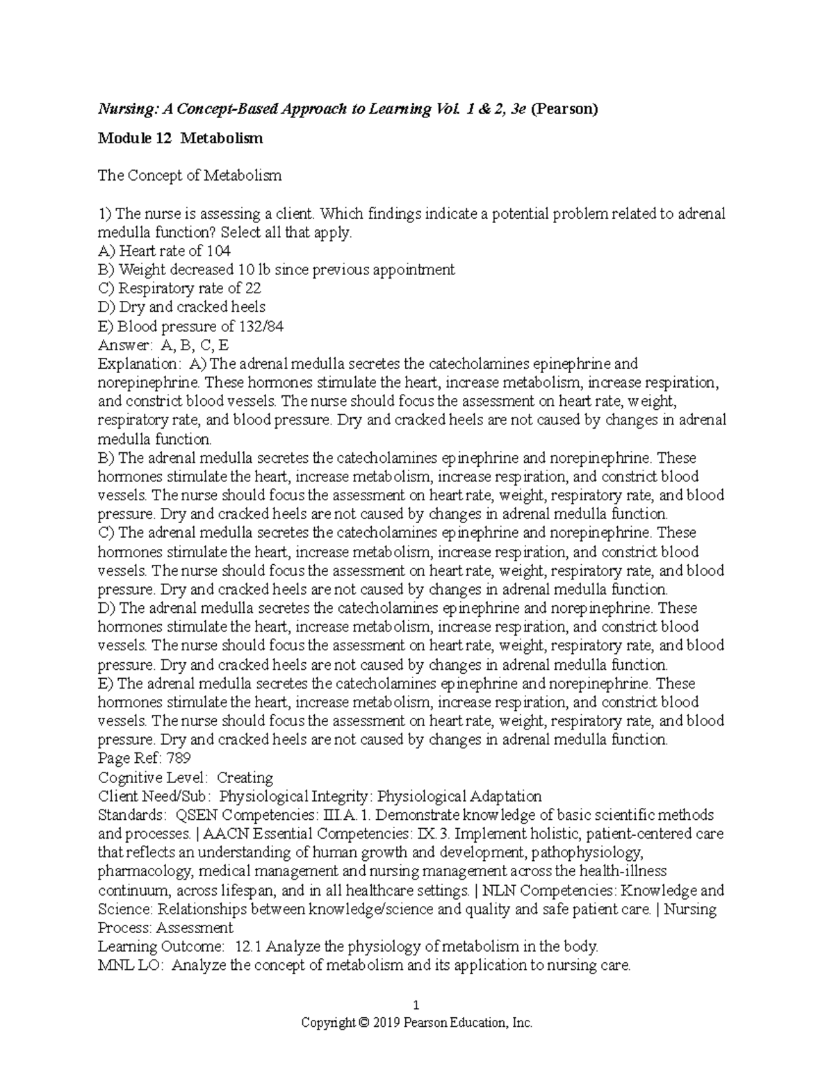 0134617061 TB Module 12 - Nursing: A Concept-Based Approach to Learning ...