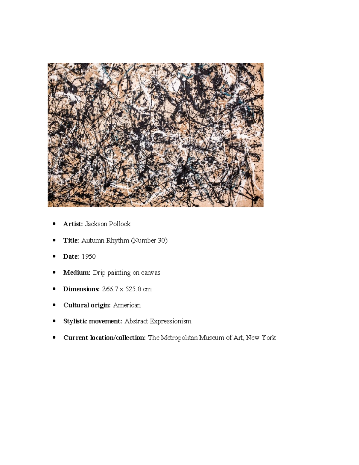 7-2 Final Project Submission Comparative Art Analysis Essay - Artist ...