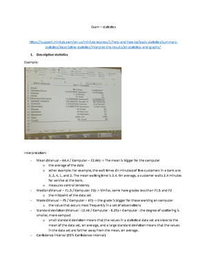 Test de autoevaluare statistica 2 - Test de autoevaluare - grupa I ...