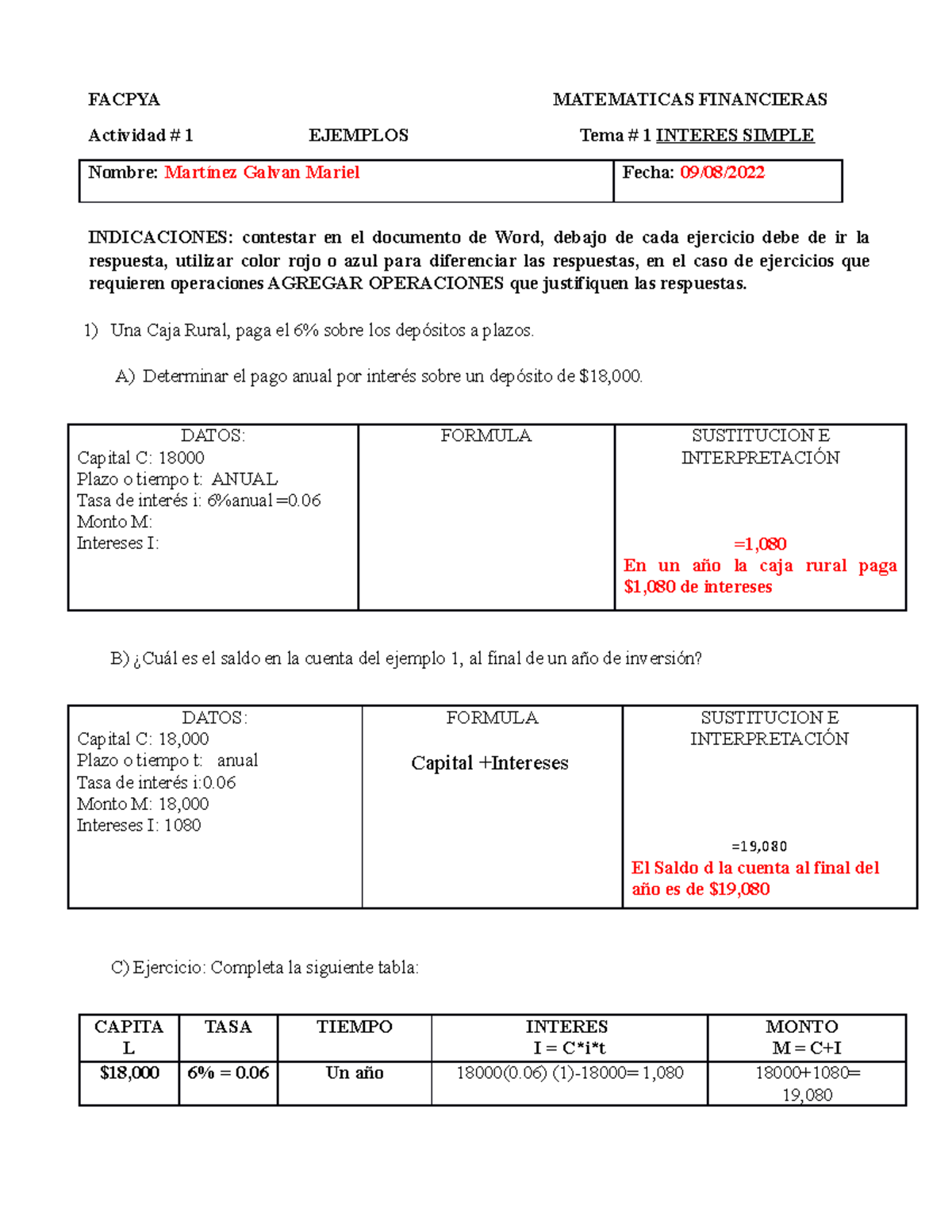 MF Actividad ^N1 intereses simples MMG - FACPYA MATEMATICAS FINANCIERAS ...