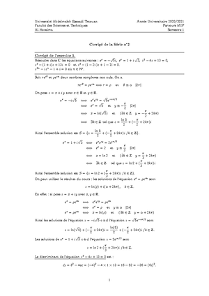 Polynômes - Résumé de cour d'algèbre 1 + Applications - 20 M a t h é m ...