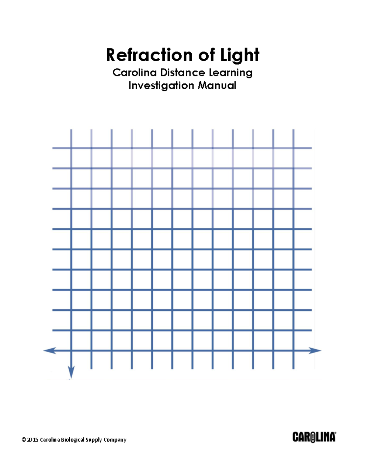 Refraction of Light - assignment - Refraction of Light Carolina ...