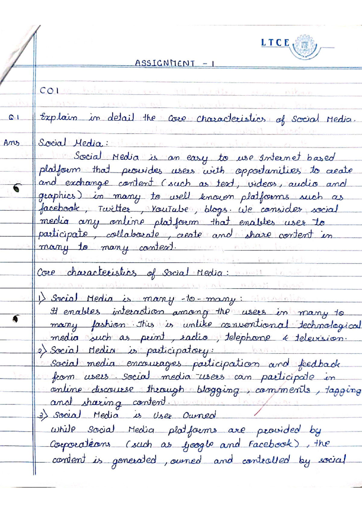 SMA Assignment 1 - Computer Engineering - Studocu